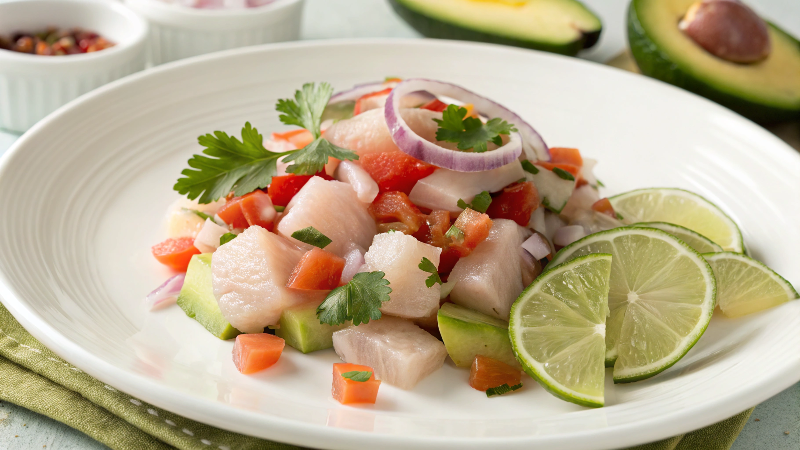 Mexican Fish Ceviche - moderncooksdigest.com